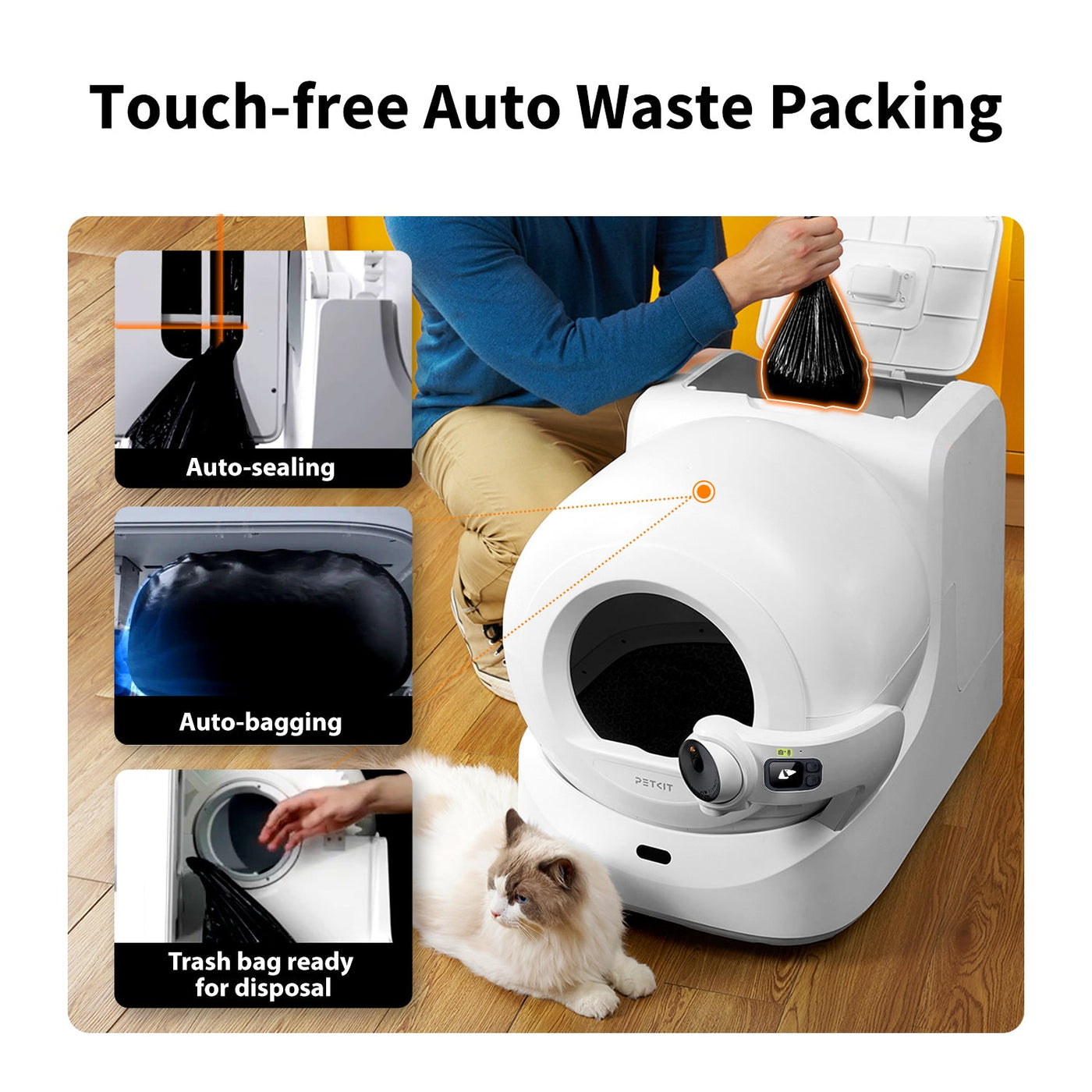 Purobot Ultra Automatic Cat Litter Box – Smart Self-Cleaning