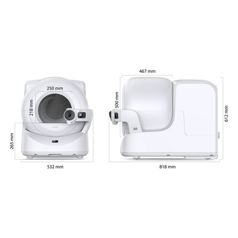 Purobot Ultra Automatic Cat Litter Box – Smart Self-Cleaning