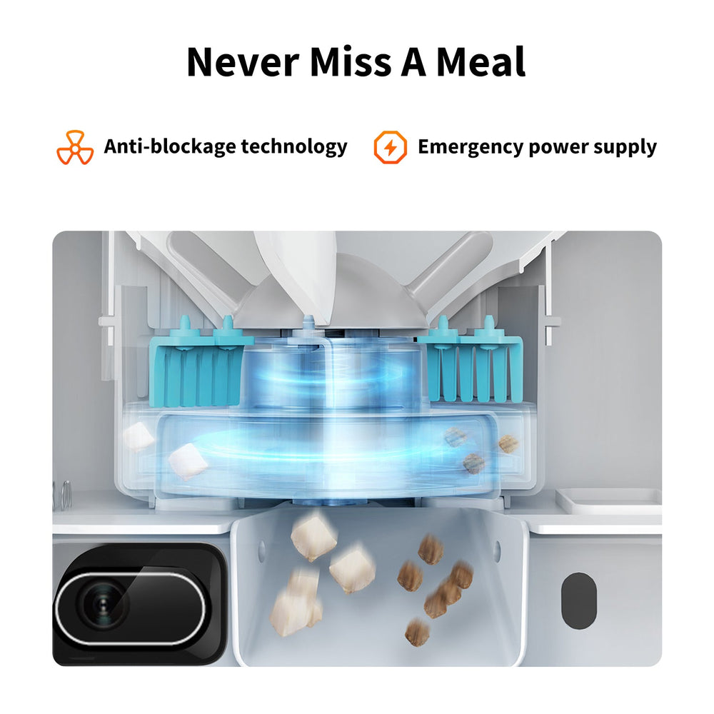 YumShare Dual-Hopper Automatic Feeder with Camera – Smart Pet Feeding
