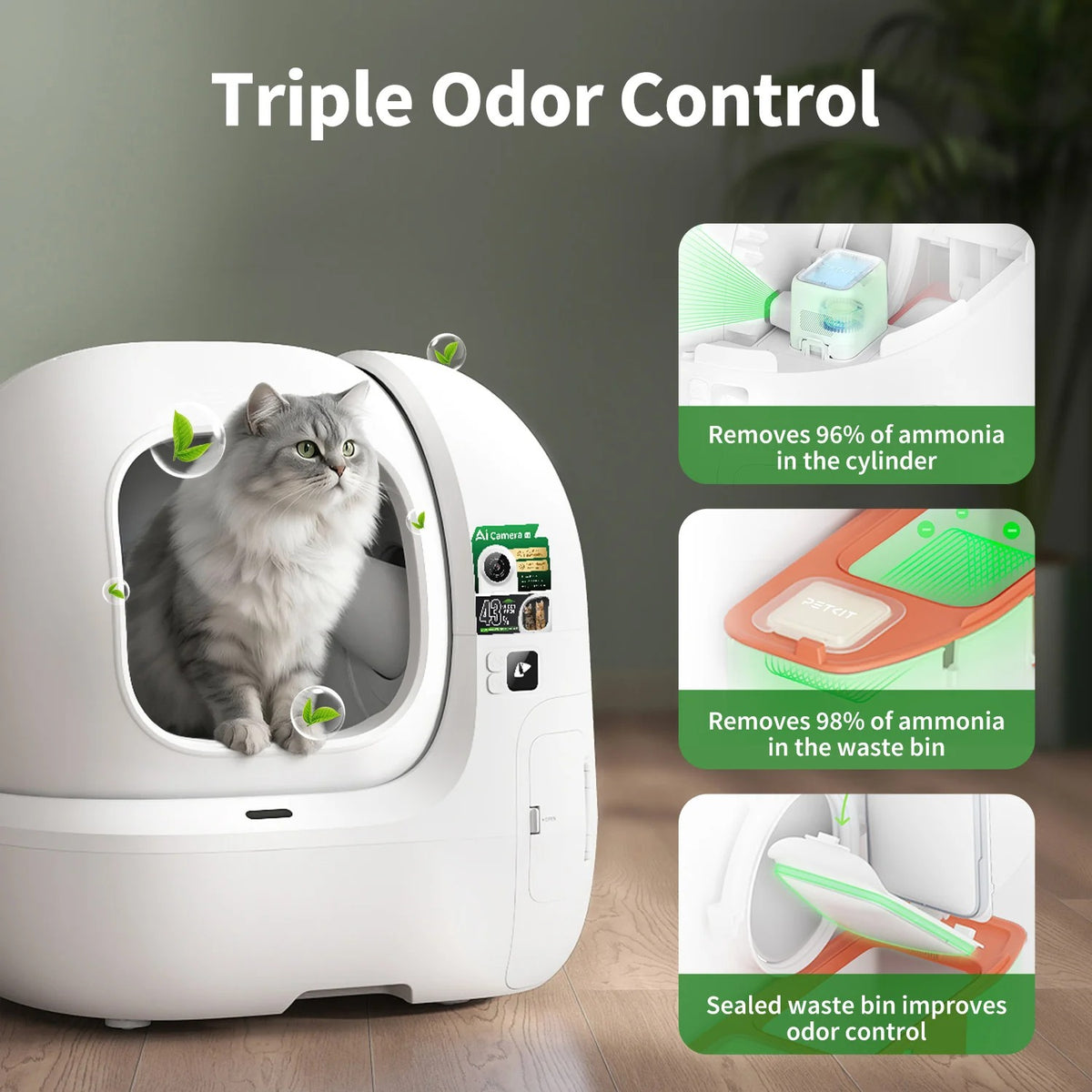 Purobot Max Pro 2 Automatic Cat Litter Box – Smart Cleaning